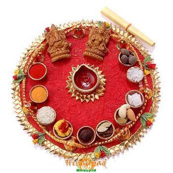 Diwali Puja Thali Decoration Ideas – How to decorate Diwali Pujan Thali ...