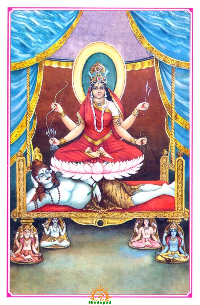 Tripurasundari, Goddess Tripurasundari Mahavidya - HinduPad