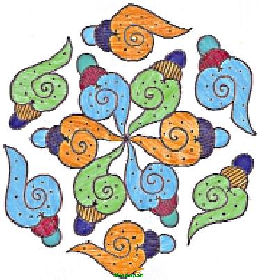 Rangoli Designs with Dots for Sankranthi 2018 | HinduPad