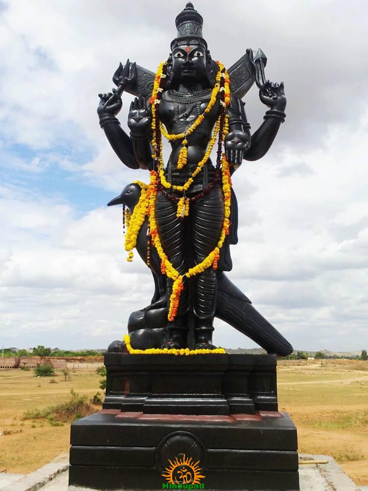 Largest Shani Statue Temple At Sangareddy In Telangana Hindupad