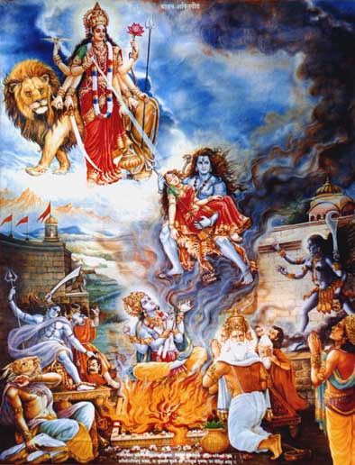 DakshaYagnaharamurti, Shiva as destroyer of Daksha Yagna - HinduPad