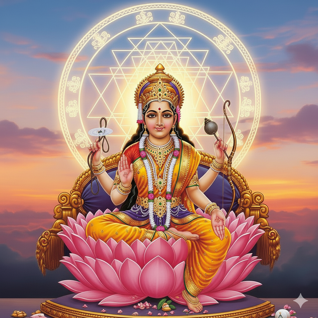 'Sri Yantra' and 'Sri Lalita Tripura Sundari' | HinduPad