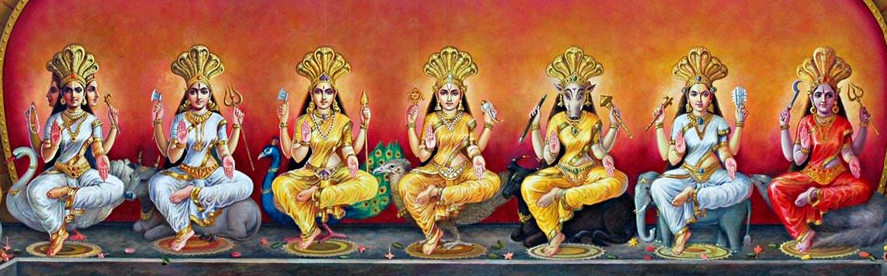 Saptamatrikas, Sapta Matrikas | 'Seven Mother Goddesses' | HinduPad