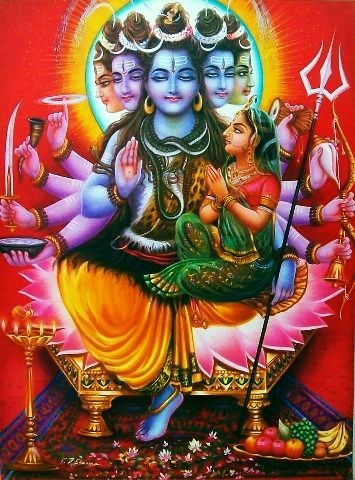 Dashabhujeshwara, Shiva with 10 Hands and 5 Faces | HinduPad